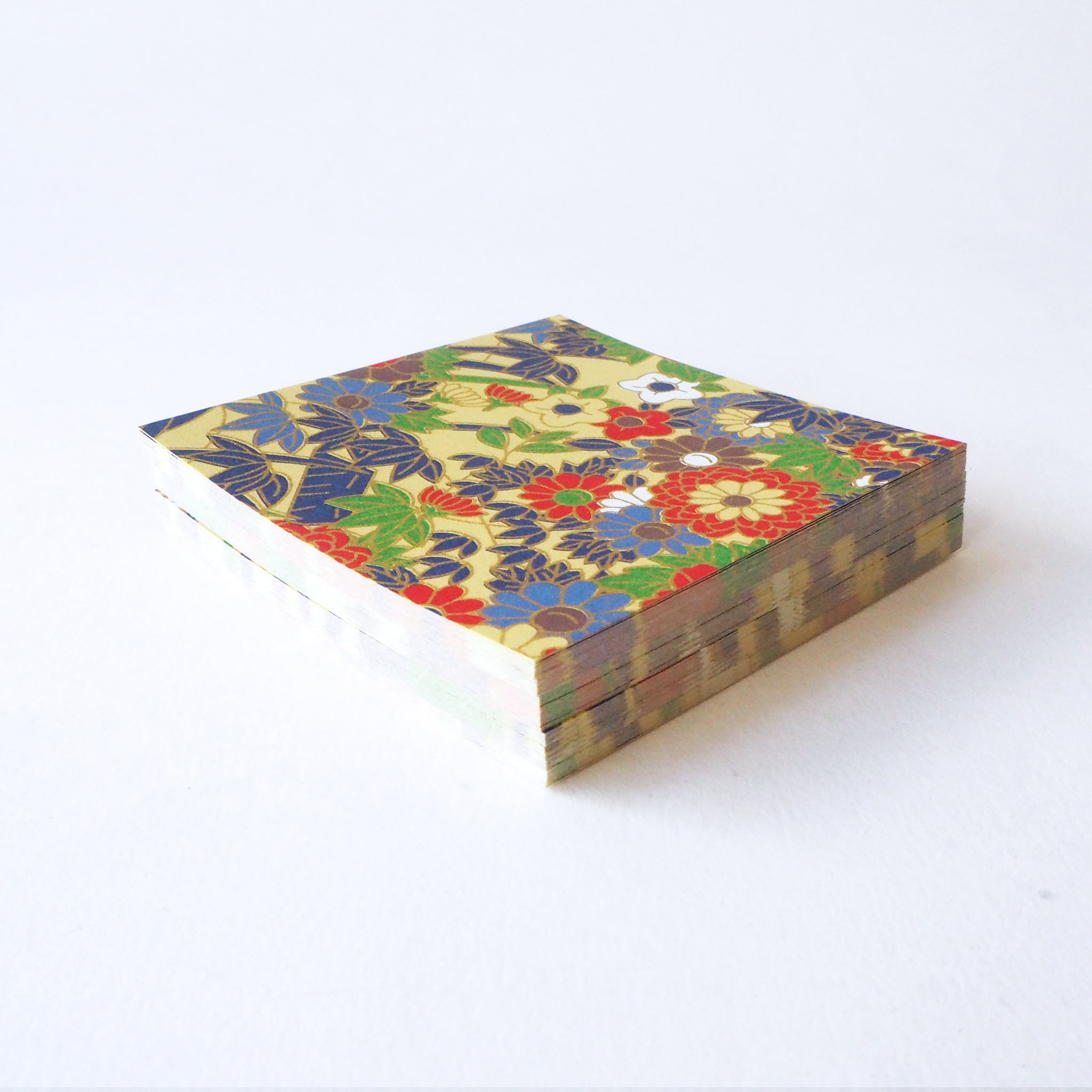 Pack of 100 Sheets 7x7cm Yuzen Washi Origami Paper HZ-072 - Chrysanthe ...